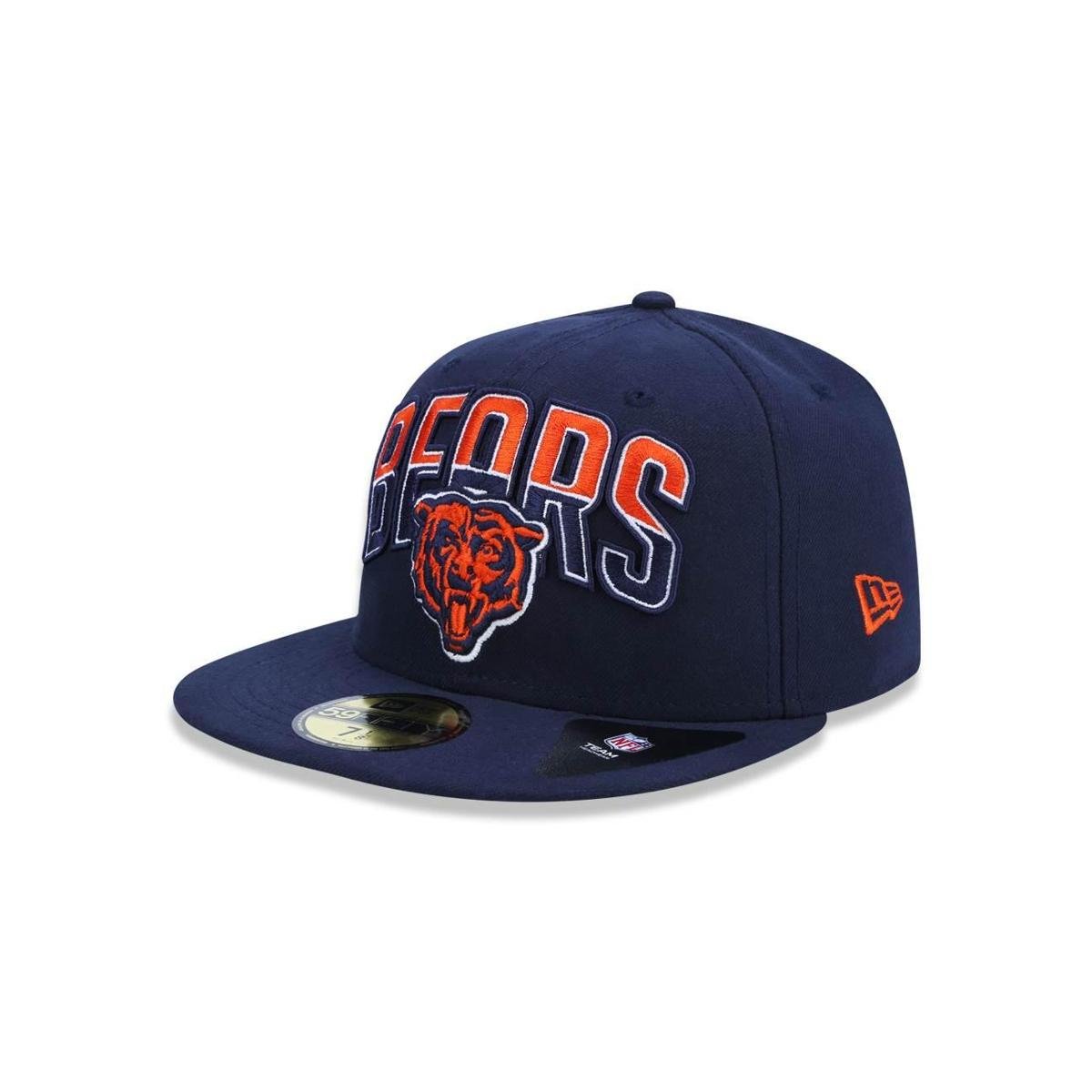 BONÉ NEW ERA 59FIFTY CHICAGO BEARS NFL FECHADO - Azul | Netshoes
