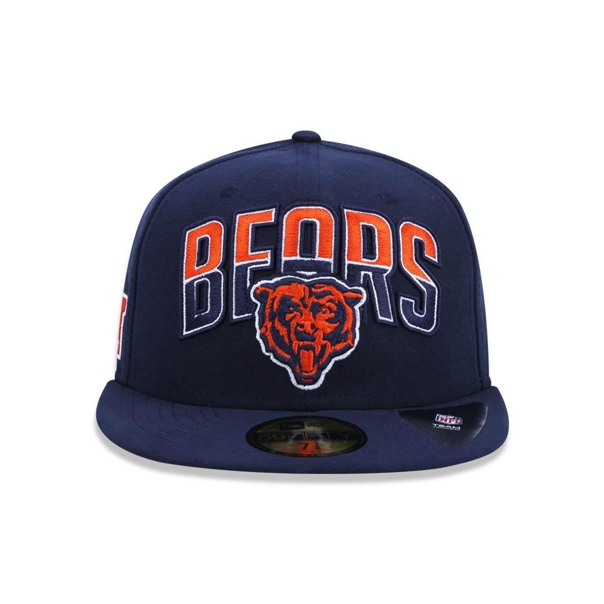 BONÉ NEW ERA 59FIFTY CHICAGO BEARS NFL FECHADO - Azul | Netshoes