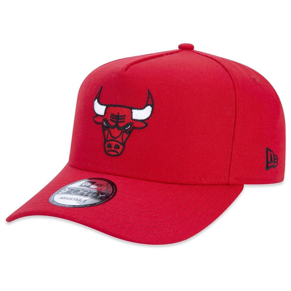 Bone New Era 9forty A-Frame NBA Chicago Bulls All Building - Vermelho ...