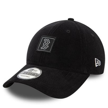 Boné New Era Cord Patch 9Forty Bos Blkblk Masculino - Preto | Netshoes