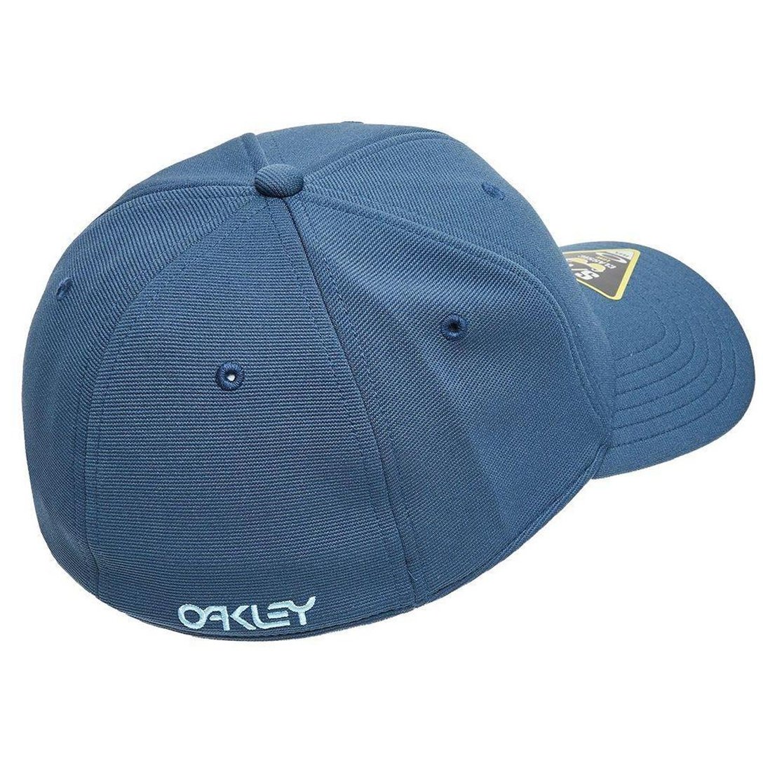 Boné Oakley 6 Panel Stretch Oakley Metallic - Azul | Netshoes