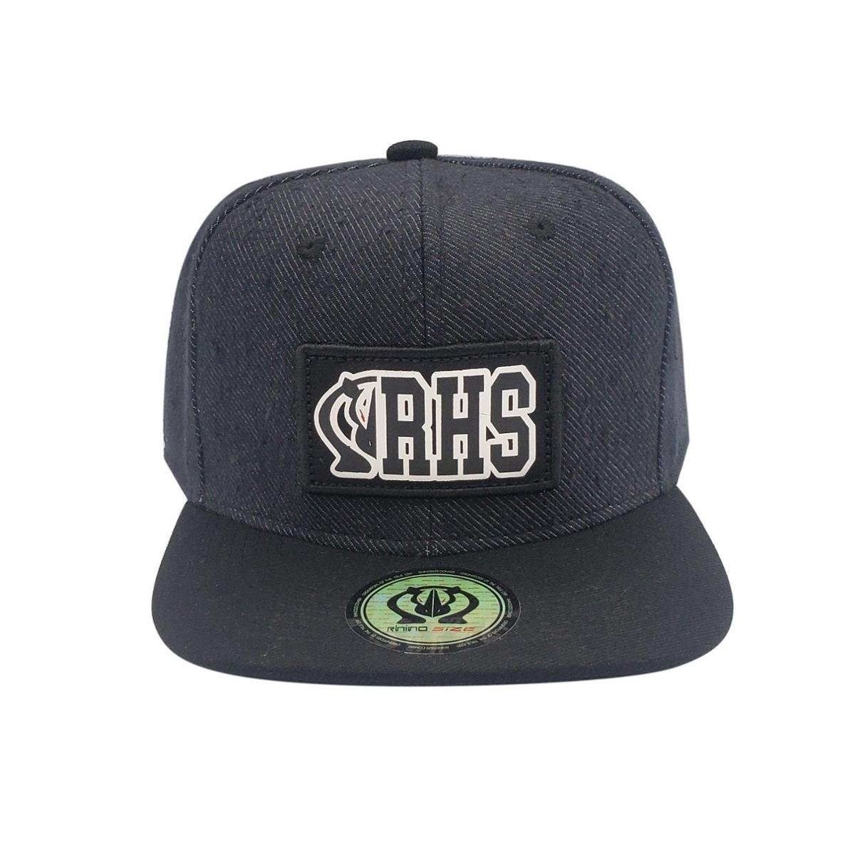 Bone Rhino Size Snapback Aba Reta - Preto | Netshoes