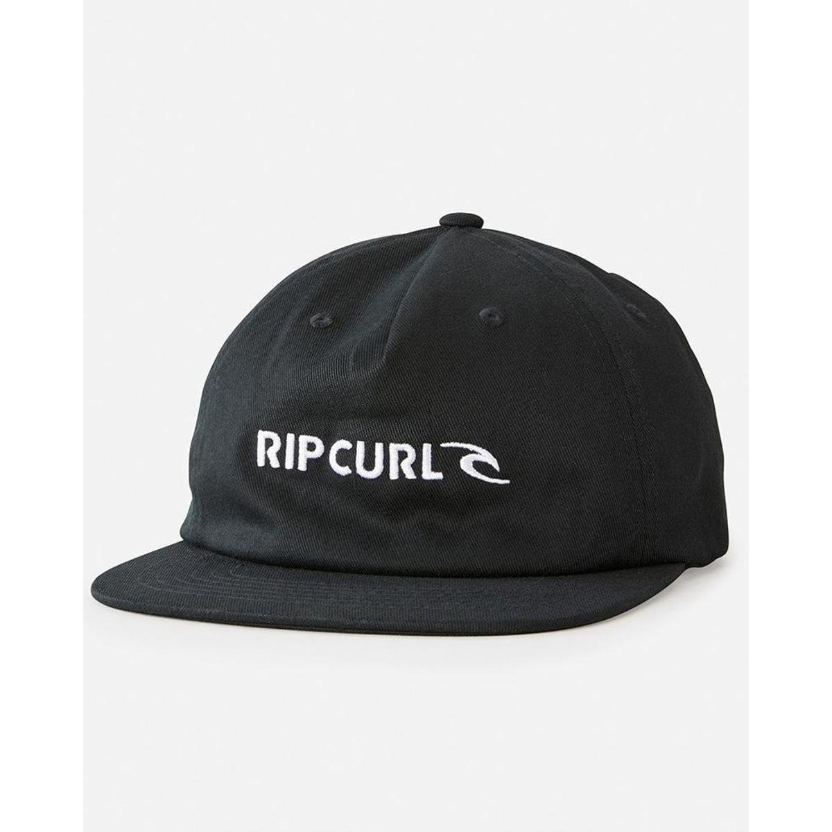 BONÉ RIP CURL BRAND ICON FLEXFIT ADJ CAP - BLACK - UNICO - Preto | Netshoes