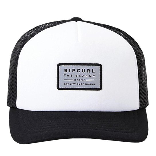 Boné Rip Curl Crusher Trucker Black White - Preto | Netshoes