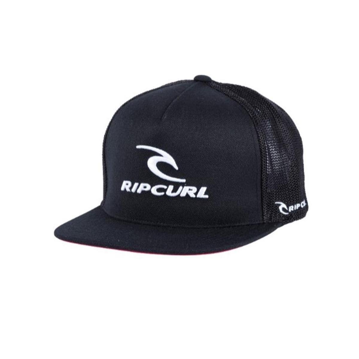 BONÉ RIP CURL RIP TEAM TRUCKER - BLACK - UNICO - Preto | Netshoes