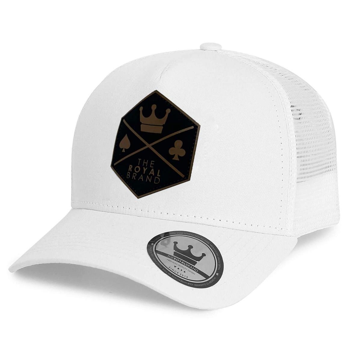 BONÉ ROYAL BRAND LOGO BROWN - Branco | Netshoes