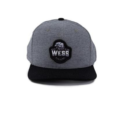 Bone Snap Back Cinza Mescla Com Aba Preta - Cinza | Netshoes