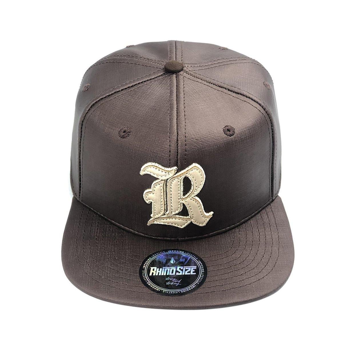 Bone Snapback Rhino Size Aba Reta - Marrom | Netshoes