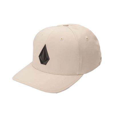 Boné Volcom Flexfit Stone Tech Delta Amêndoa - Marrom | Netshoes