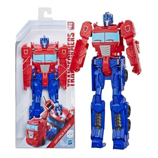 Boneco Authentics Titan Changer Optimus Prime E5888 Hasbro | Netshoes