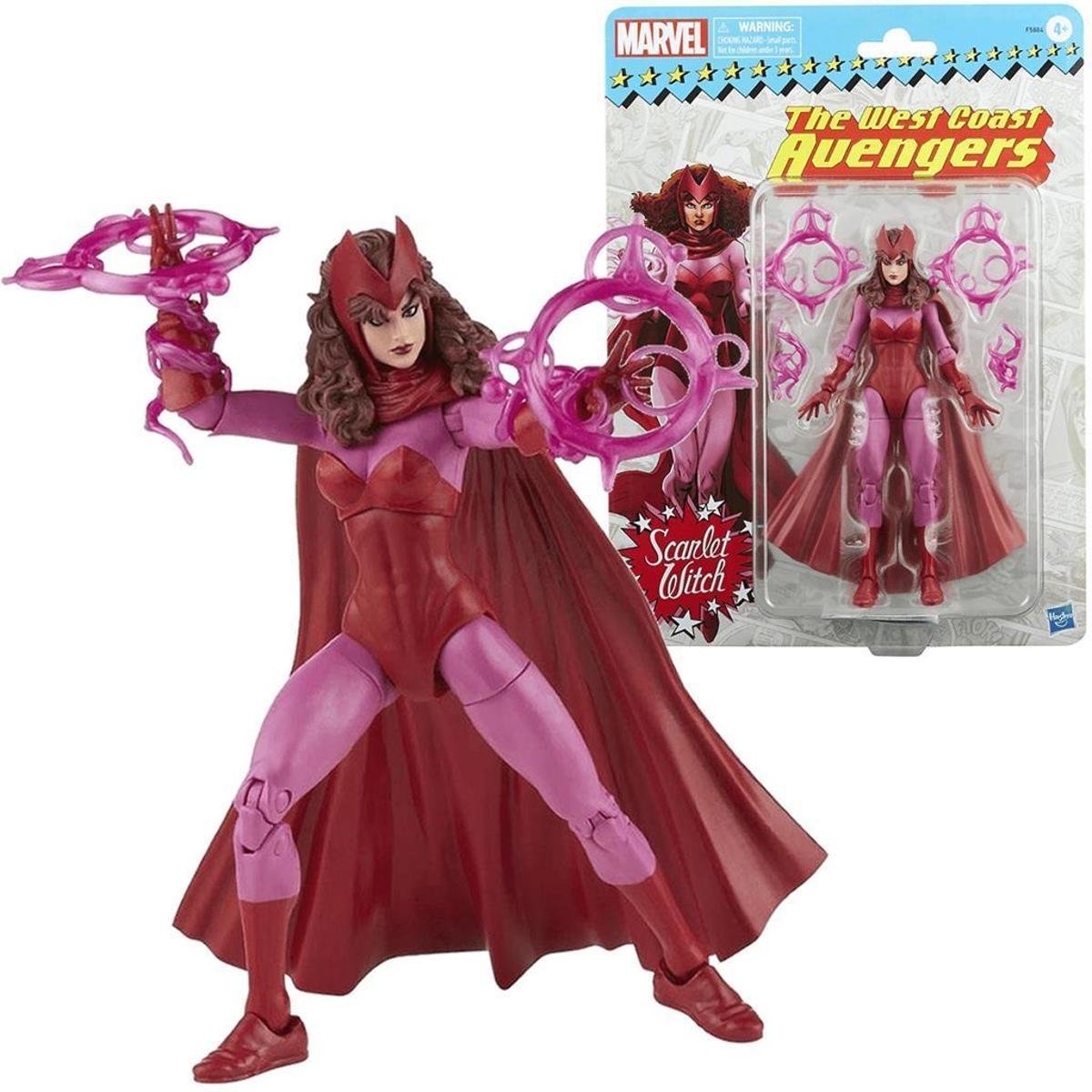 Boneco Scarlet Feiticeira Retro Marvel Legends Series Hasbro - N/A | Netshoes