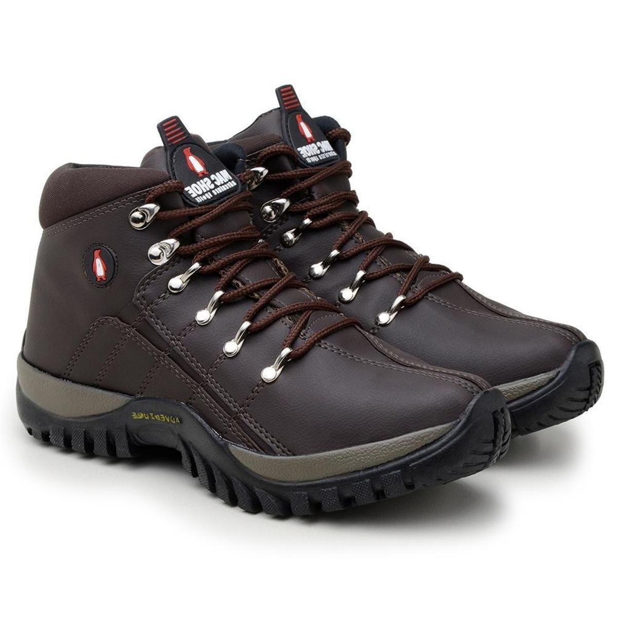 Bota Adventure Macshoes Confortável Masculino - Marrom | Netshoes