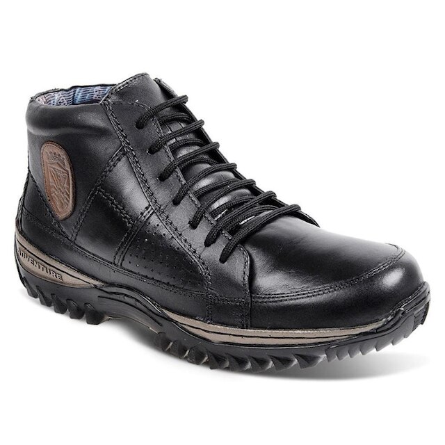 Bota Adventure para Pés Largos Masculina Sandro Moscoloni Duan Preta ...