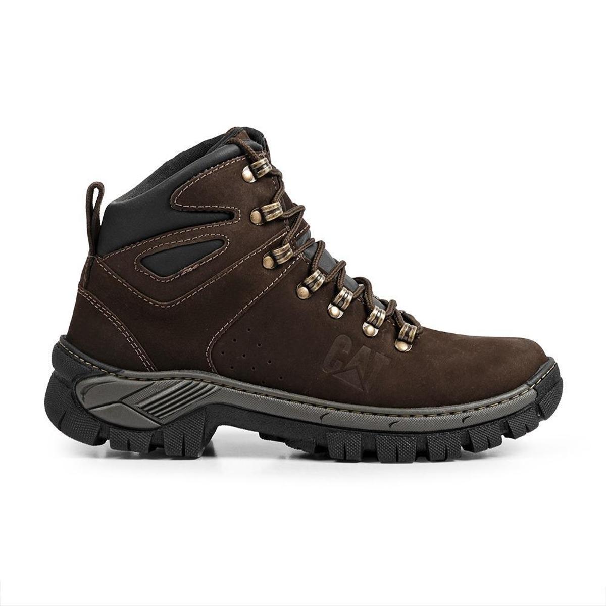 Bota Adventure Tracking Masculina Casual Confortavel - Marrom | Netshoes