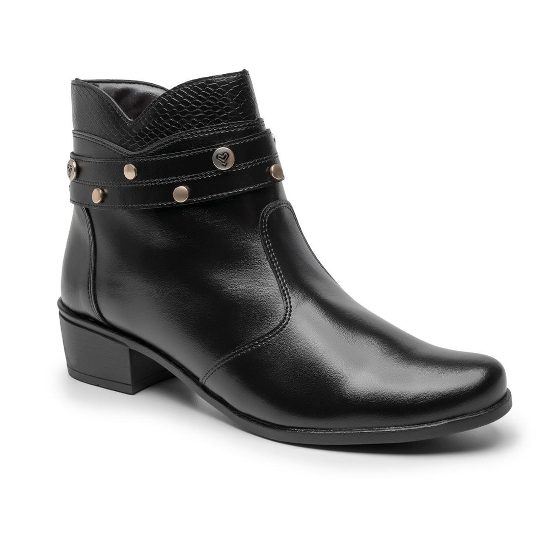Bota Bertelli Linha Lindy Feminina - Preto | Netshoes