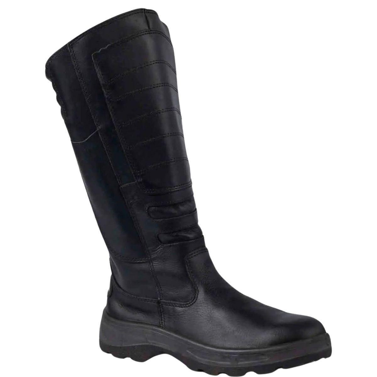 Bota Botina Florestal Couro De Segurança Epi E Bico Pvc - Preto | Netshoes