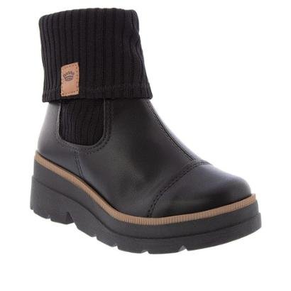 Bota Chelsea Infantil Pink Cats Plataforma Tratorada Knit Preto - 34 ...