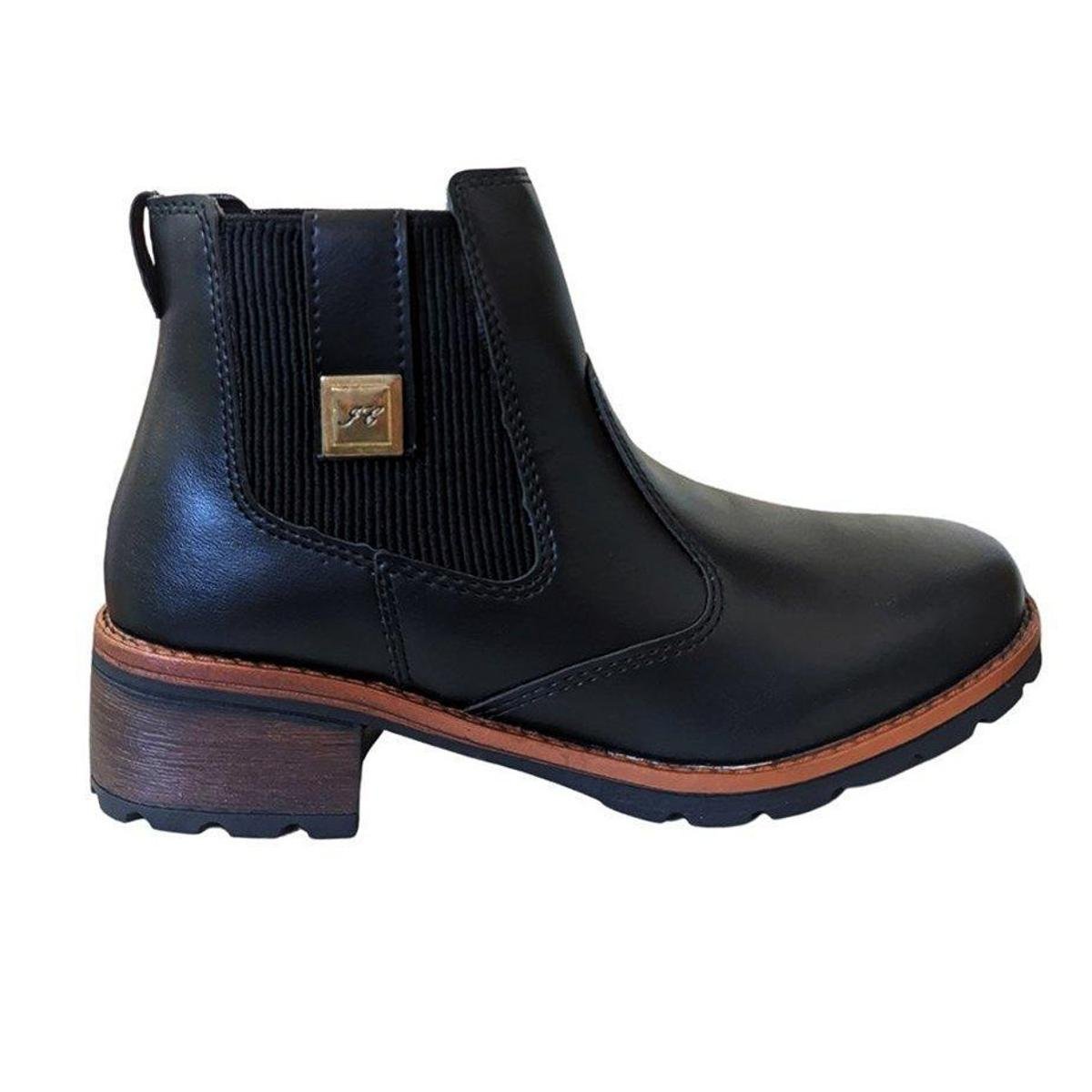 Bota Coturno Isabela Castelani 8605 Feminino - Preto | Netshoes