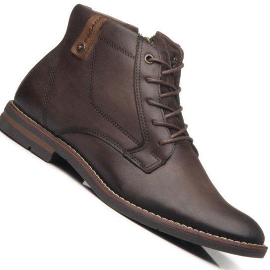 Bota Coturno Masculino Couro Original Pegada 180747 - Marrom | Netshoes