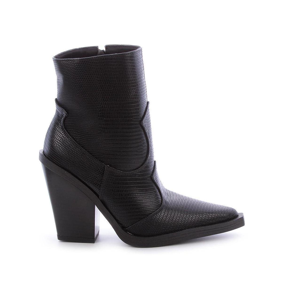 Bota Country Western Thayna Preto - Preto | Netshoes