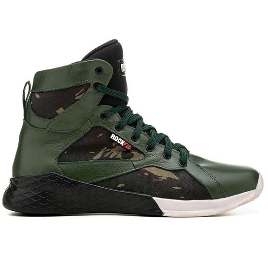 Bota de Treino Rock Fit Stiff 2 Camuflada - Verde | Netshoes