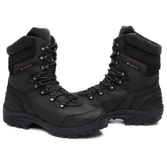 Bota EPI CA Tática Militar Gogowear 100% Couro ref Bope cor Masculina ...