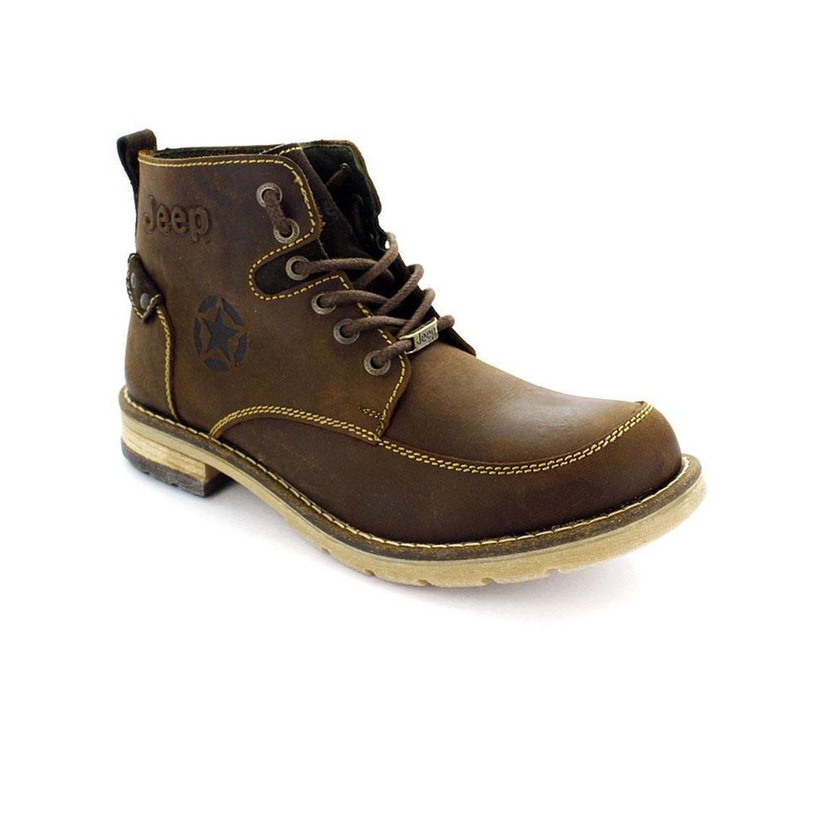 Bota Jeep Compass Crazy Masculino - Café | Netshoes