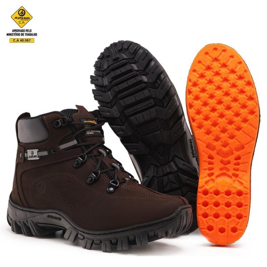 Bota Masculina Adventure Master Boots C.A Discovery Coturno - Marrom ...