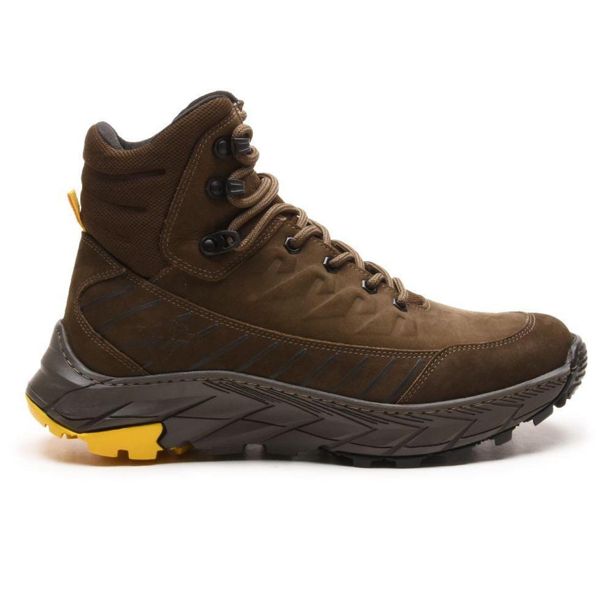 Bota Masculina Adventure Pro 3D em Couro Legítimo Premium com palmilha ...