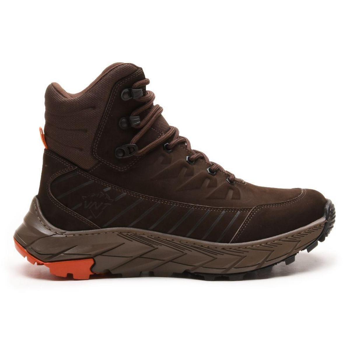 Bota Masculina Adventure Pro 3D Oliva Couro Legítimo com Solado ...