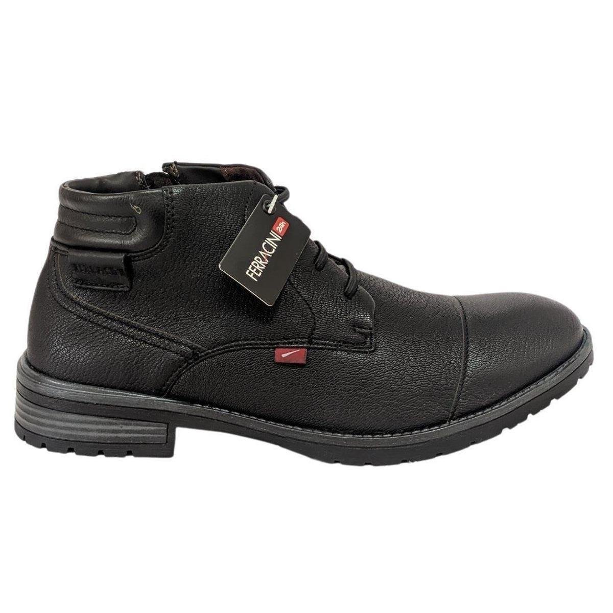 Bota Masculina Ferracini 6529-691g Concept-Fly - Preto | Netshoes