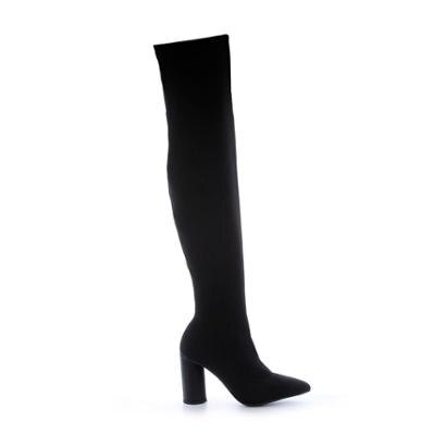 Bota Over Meia Juliana Preto - Preto | Netshoes