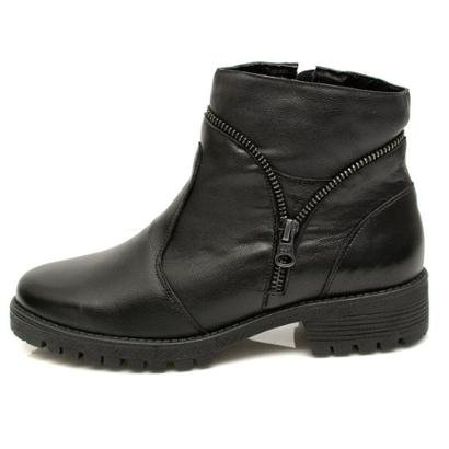Bota Pattini em Couro Tratorada Preto 38 - Preto | Netshoes