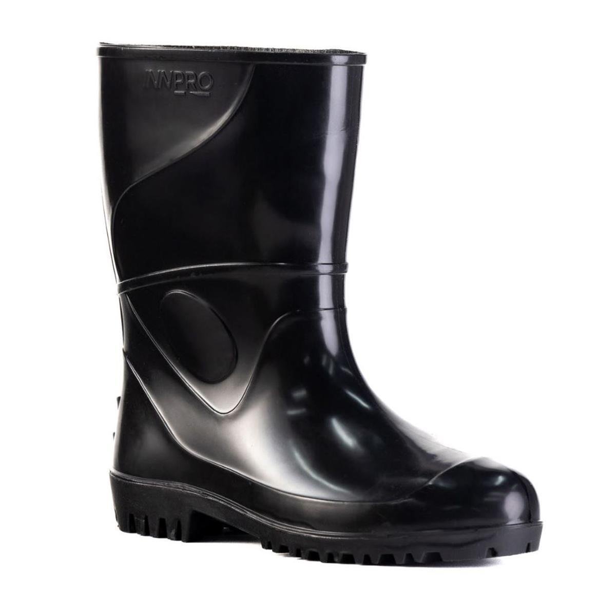 Bota PVC Cano Medio Innpro Work Antiderrapante CA 36025 - Preto - 40 - Preto | Netshoes