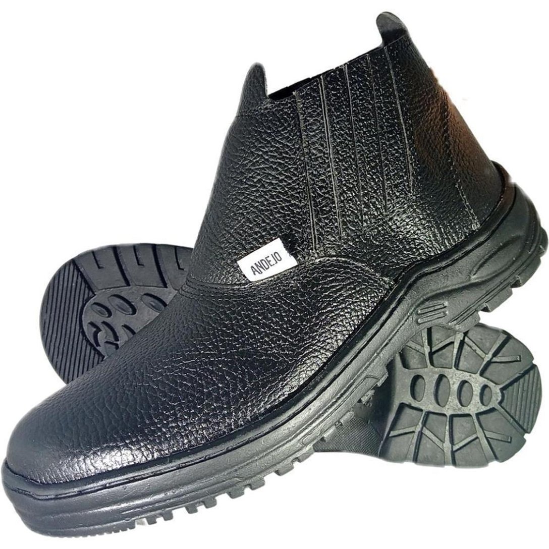 Bota Segurança EPI Masculina Resistente Trabalho + Carteira - Preto ...