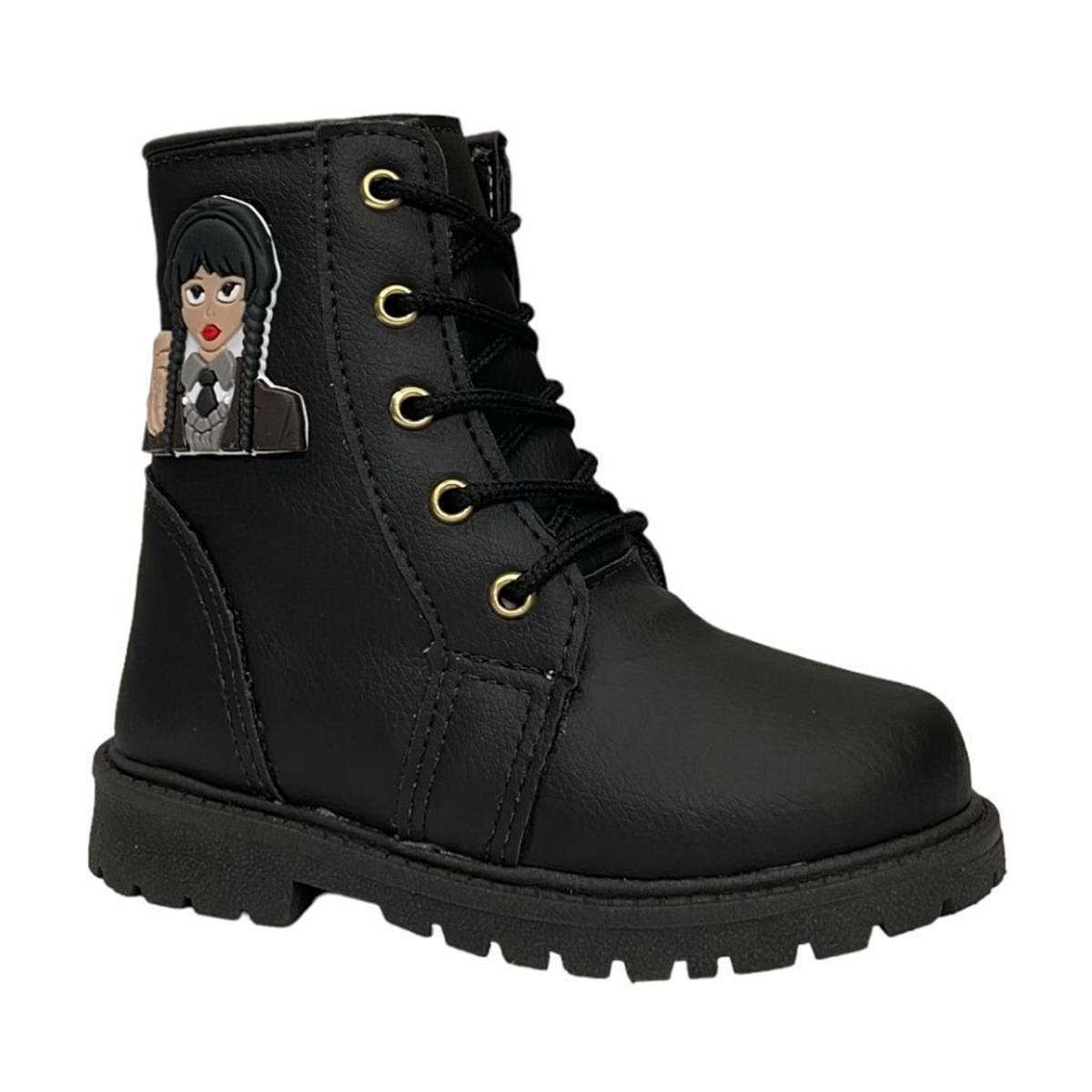 Bota Tratorada Infantil Feminina 20 Ao 34 - Preto | Netshoes