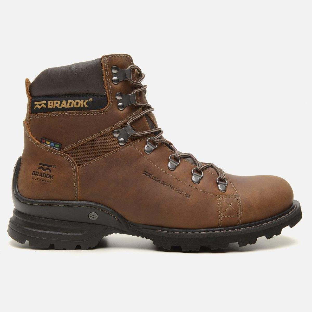 Bota Work Bradok Montana Masculina - Marrom | Netshoes