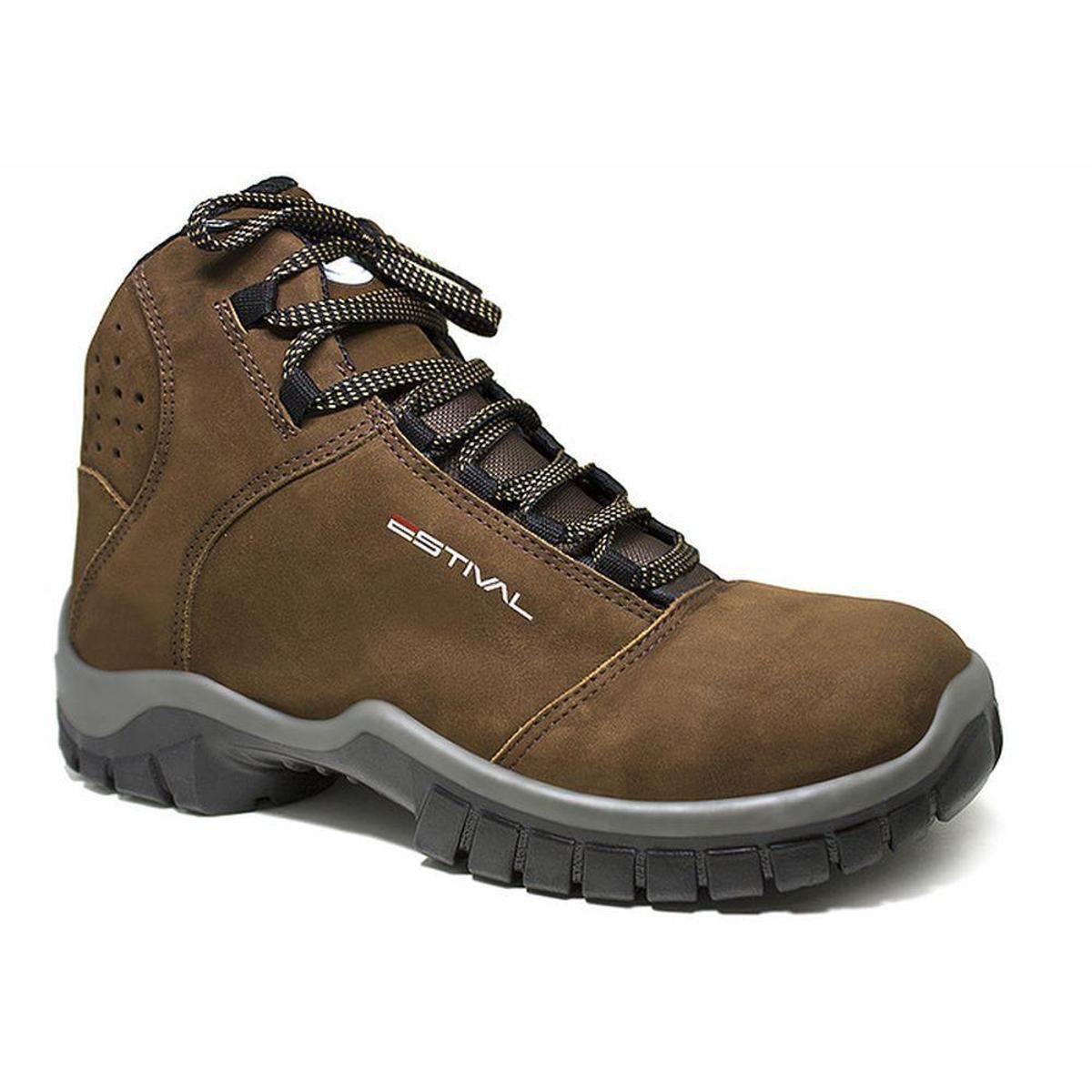 Bota/Botina Estival em Nobuck Dark Sapphire e cores - Marrom | Netshoes