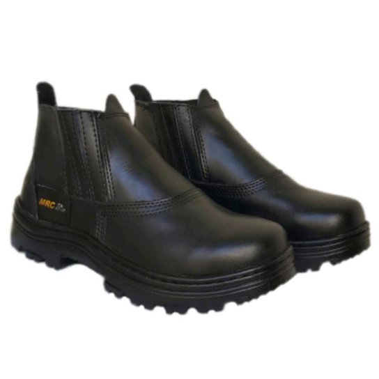 Botina de Segurança em Couro para Trabalho - Marrom | Netshoes