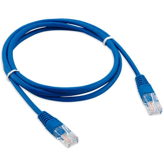 Cabo de Rede UTP (Patch Cord) RJ45 Cat 5e - 1,50 metros - Azul ...