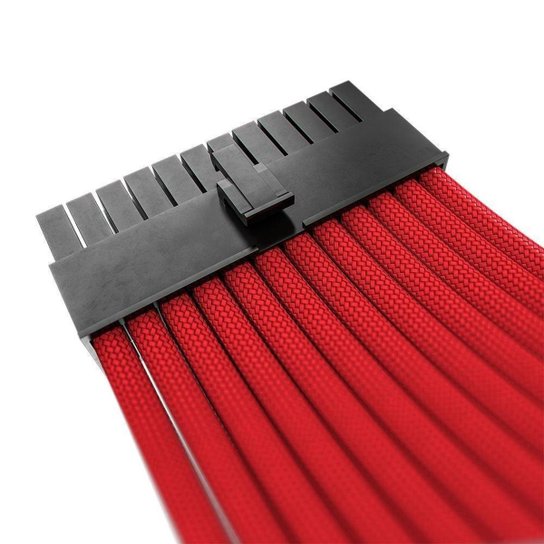 Cabo Extensor de Fonte Sleeved Rise Mode, 4 em 1, 1x 24p ATX, 1x 4+4p CPU, 2x 6+2p PCIe,-RM-SL ...