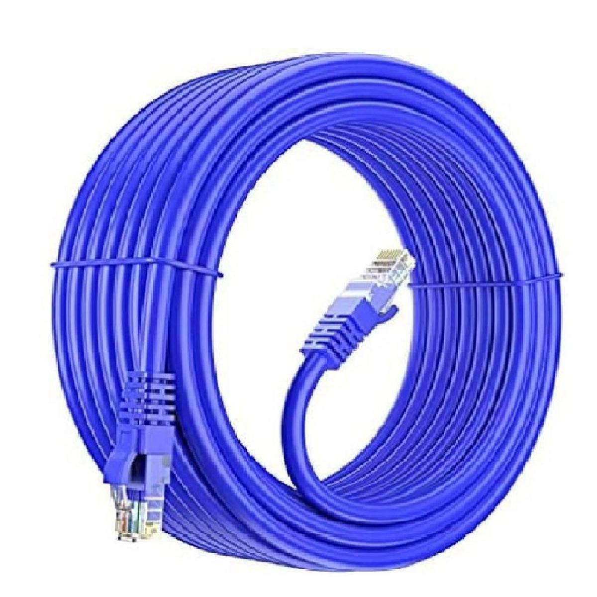Cabo Lan Ethernet Cat 5 Azul - 15 Metros - Azul | Netshoes