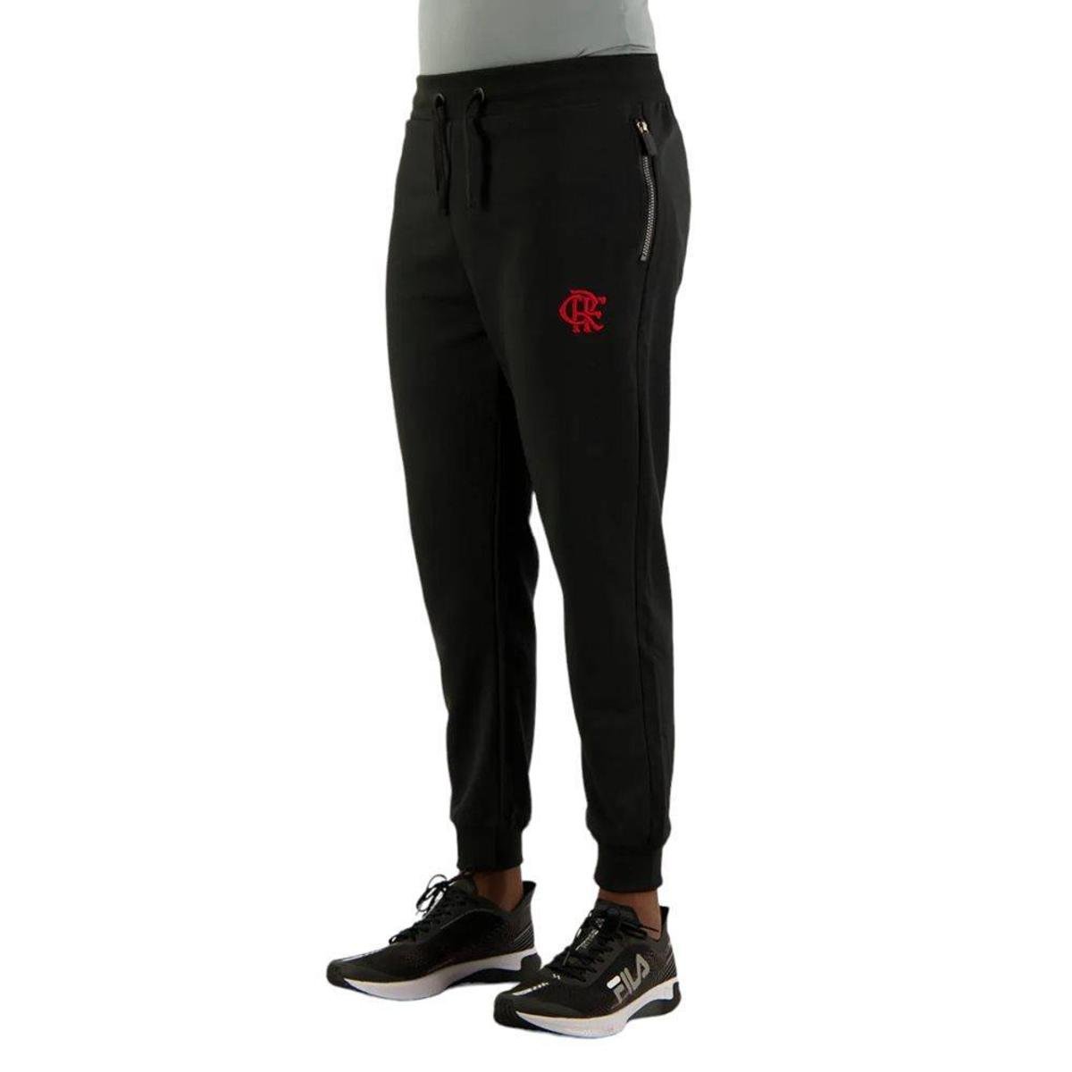 Calça Braziline Flamengo Gaming Masculina - Preto | Netshoes