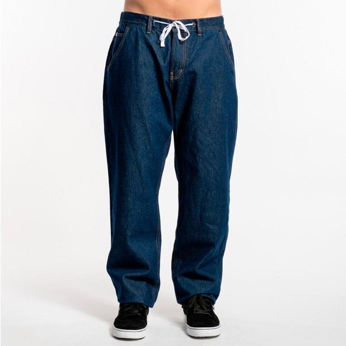 Calça DC Shoes Jeans Worker Oversize Denim Escuro - Azul | Netshoes