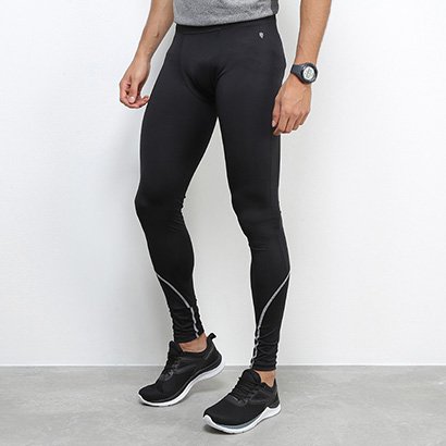 Calça de Compressão Gonew Trançador Masculina - Preto | Netshoes