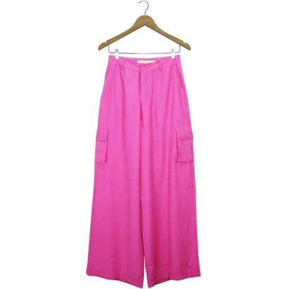 Calça Ilicito Visco Tencel Rosa Feminina - Rosa | Netshoes