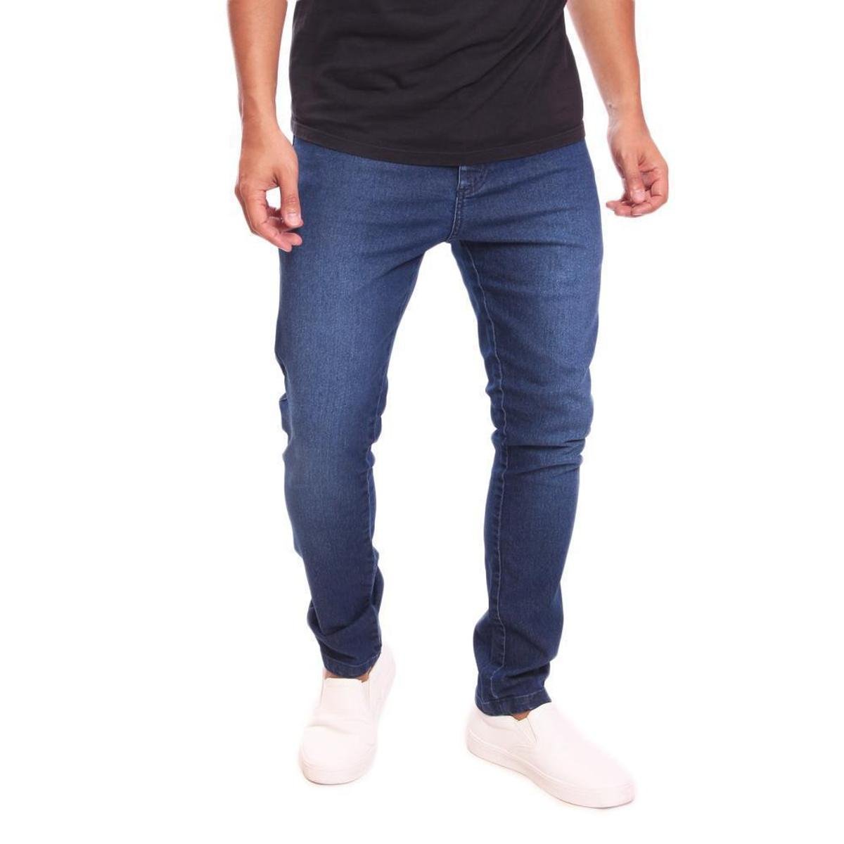 Calça Jeans Masculina Com Elastano OMG Denim Skinny - Azul | Netshoes
