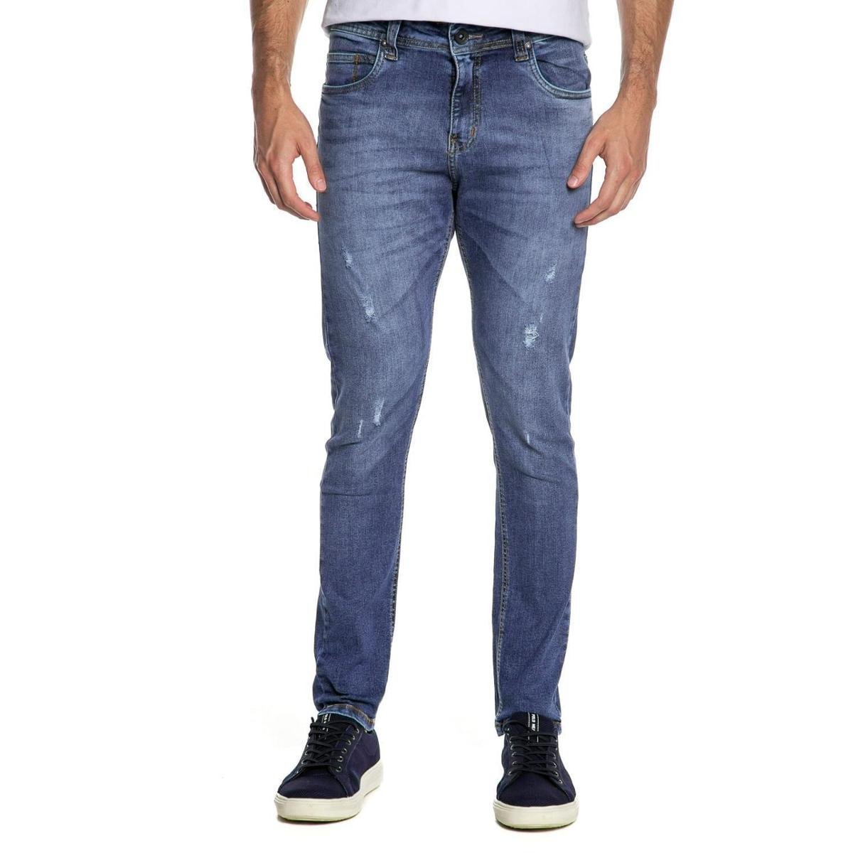 Calça Jeans Skinny Polo Wear Kasper Dark Masculina - Jeans | Netshoes