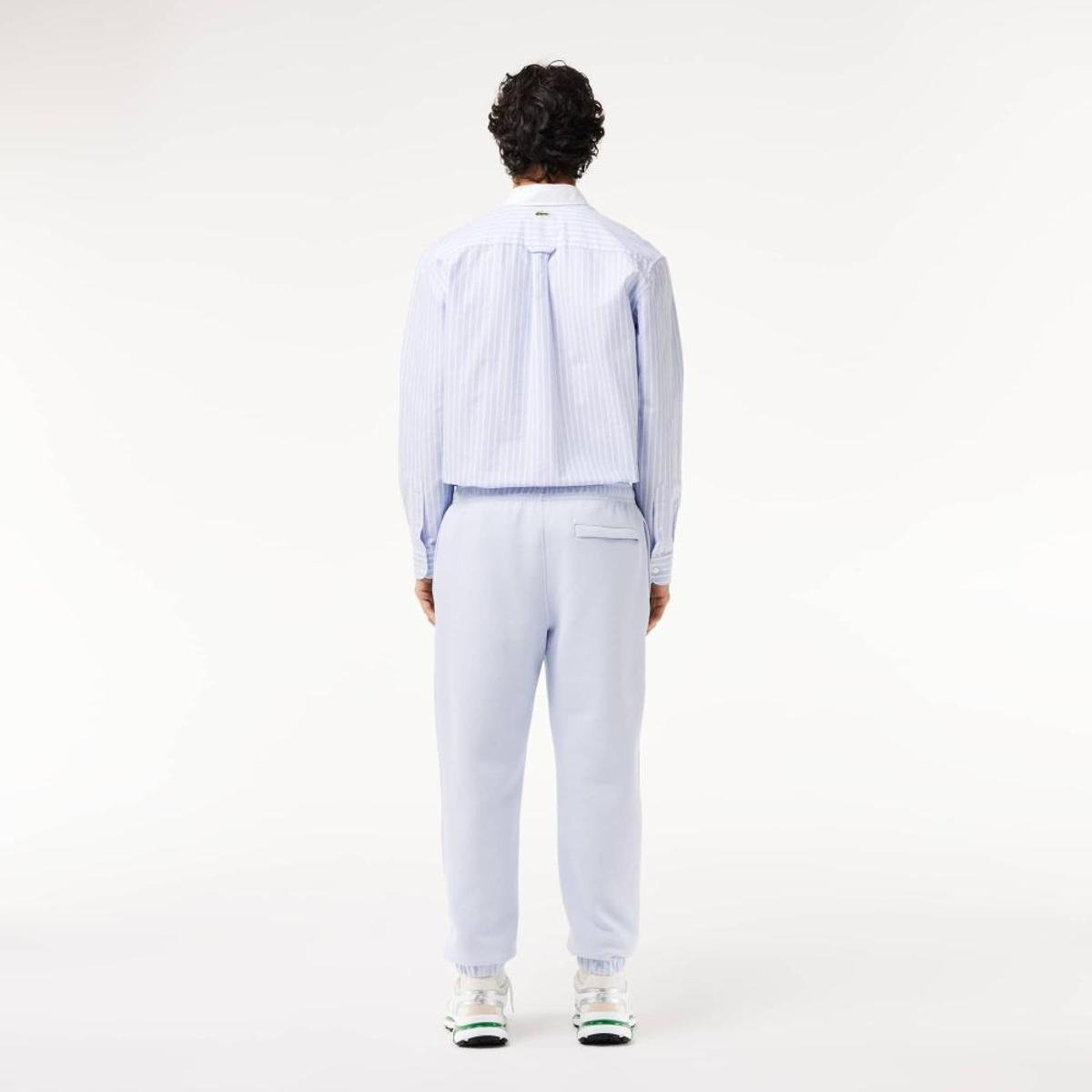Calça Jogger Lacoste Dupla Face Piqué Masculina - Azul | Netshoes