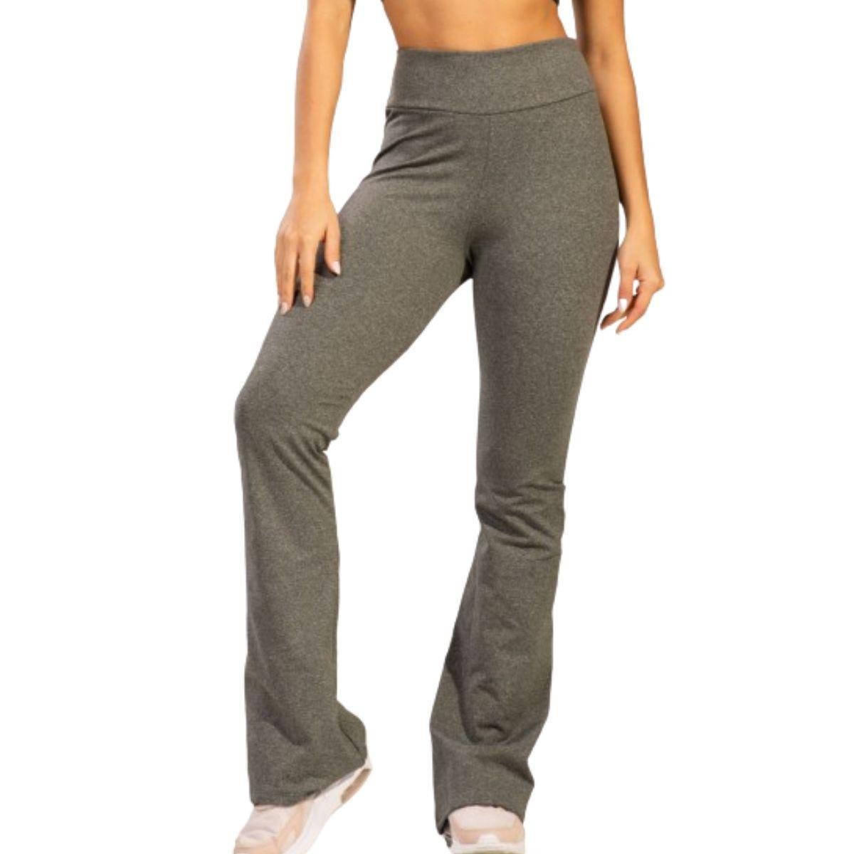 Calça Legging Flare Peluciada Serra e Mar Boca de Sino Bailarina ...